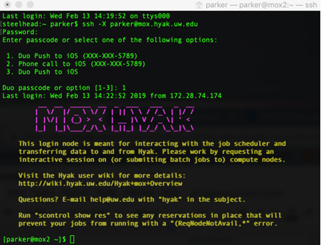 Hyak: HPC at the College of the Environment – My.Environment